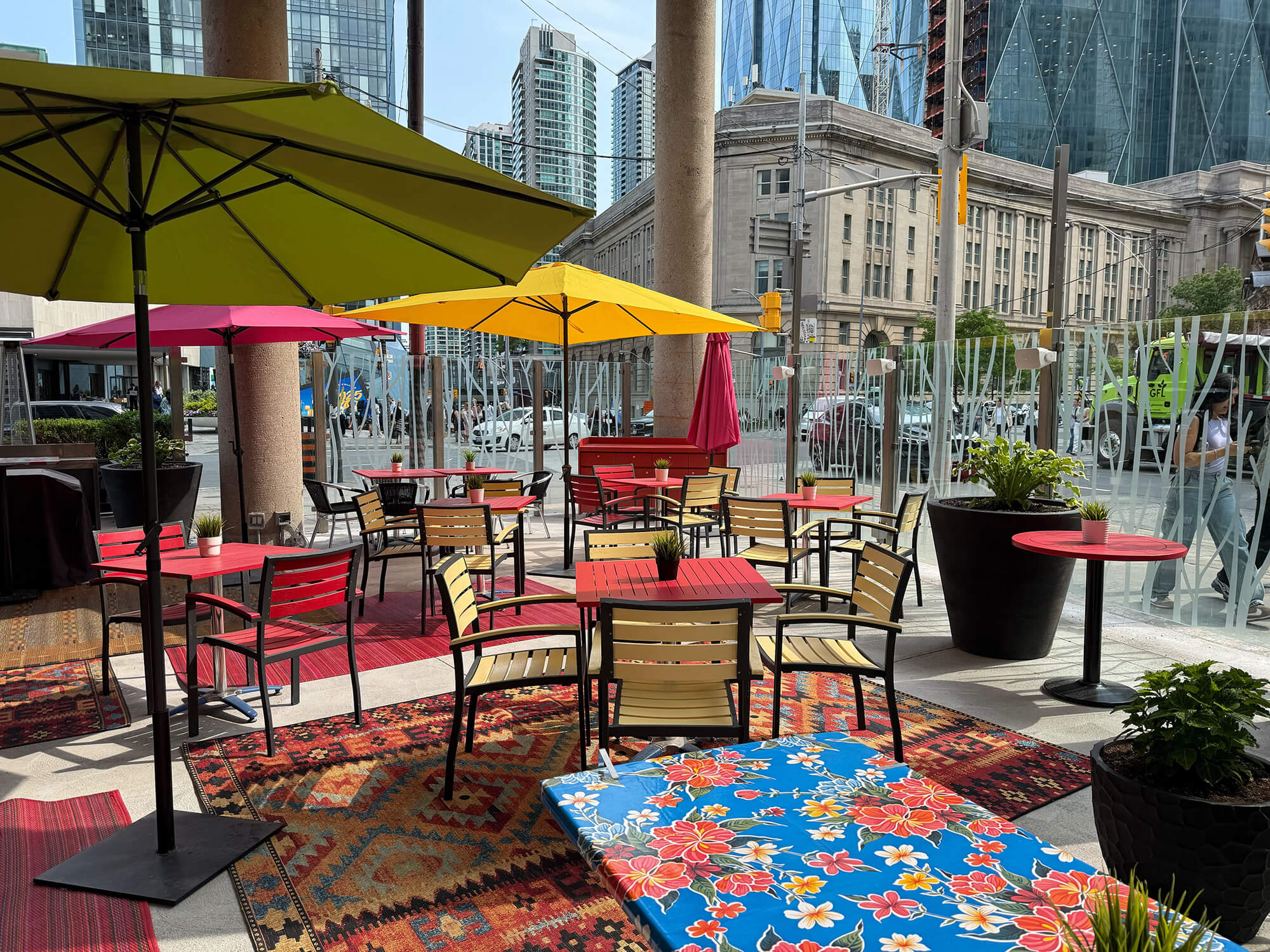 Covered Patio Downtown Toronto | Ceci Bar